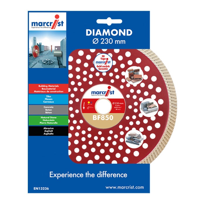 Marcrist BF850 Diamanttrennscheibe 230mm Doppelpack – MyToolExpert GmbH